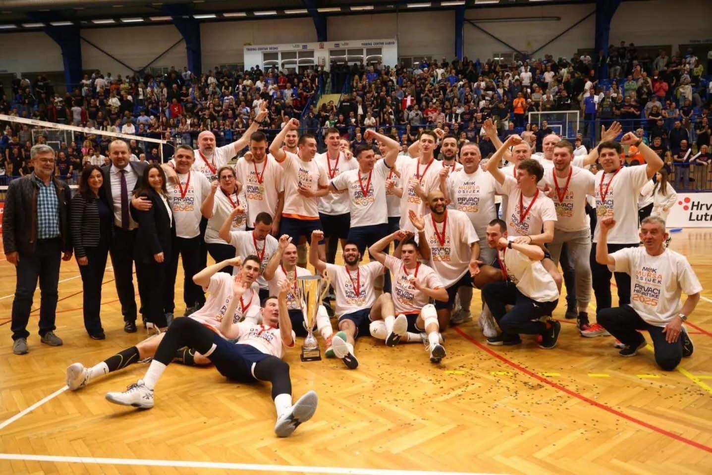 MOK Mursa Osijek won 2024/25 Croatian Championship! HAOK Mladost Zagreb ...